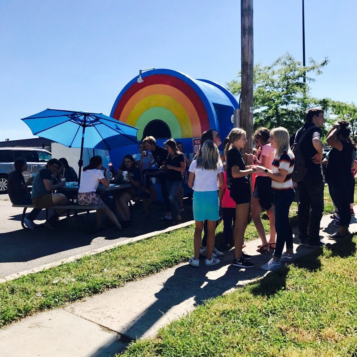 Rainbow Snow | About